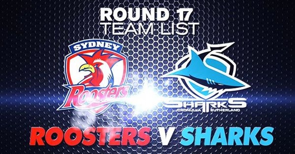 Sharks Team list, Rd17 | Sharks