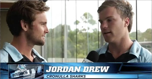 SHARKS TV | Jordan Drew speaks | Sharks