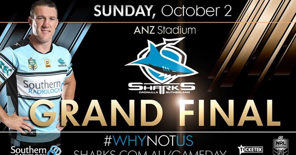 Grand Final tickets on sale | Sharks