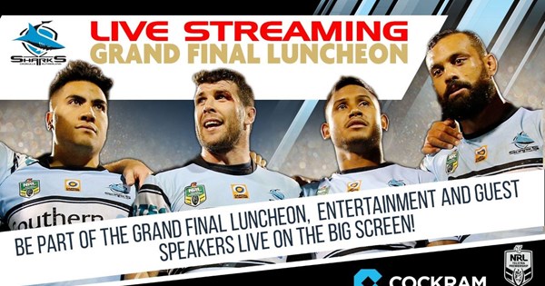Be at the Sharks Grand Final luncheon! | Sharks