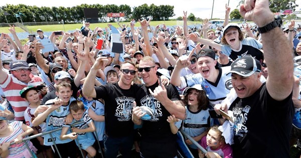 How the Sharks have celebrated the Premiership win | Sharks