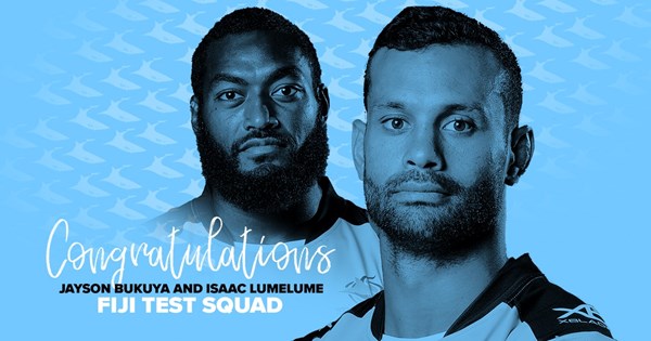Bukuya and Lumelume to represent Fiji | Sharks