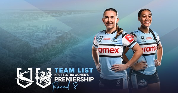 NRLW Team List - Sharks v Dragons | Sharks