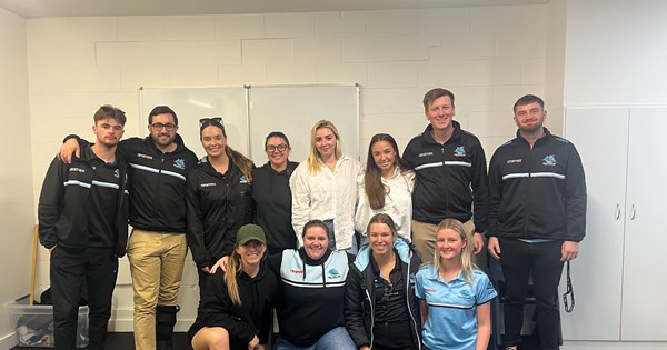 Auslan training upskilling Sharks staff | Sharks