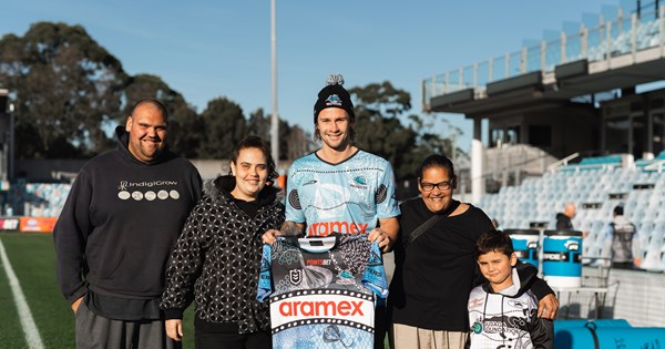 Stingrays, sand, sea: Story behind Indigenous jersey | Sharks