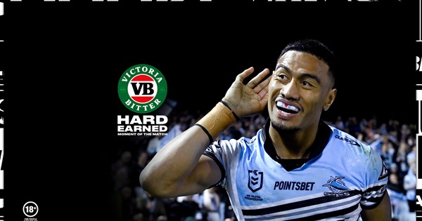 VB Hard Earned Moment of the Match: Round 19 | Sharks