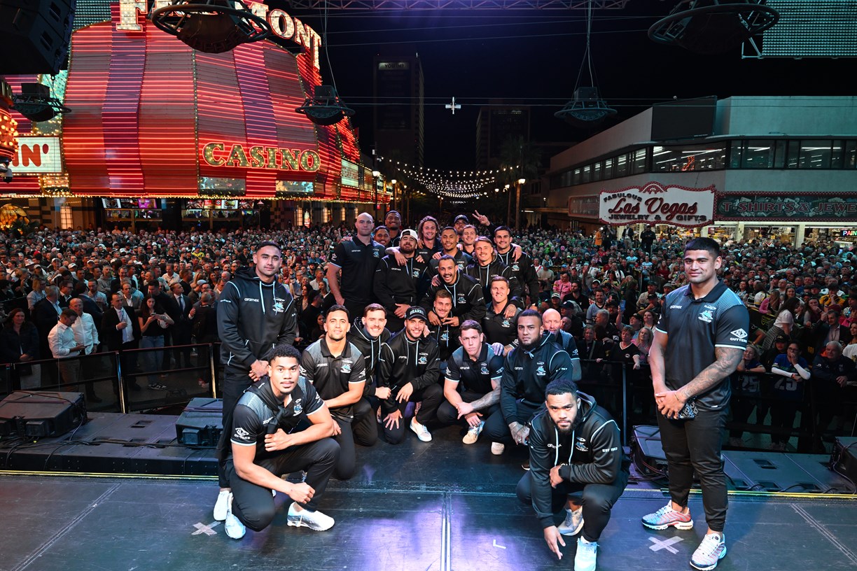 NRL Fan Fest: Sharks Take Over Fremont Street | Sharks
